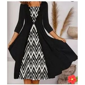 Dresses | Nwt Fit And Flare Flowy Aline Dress | Poshmark